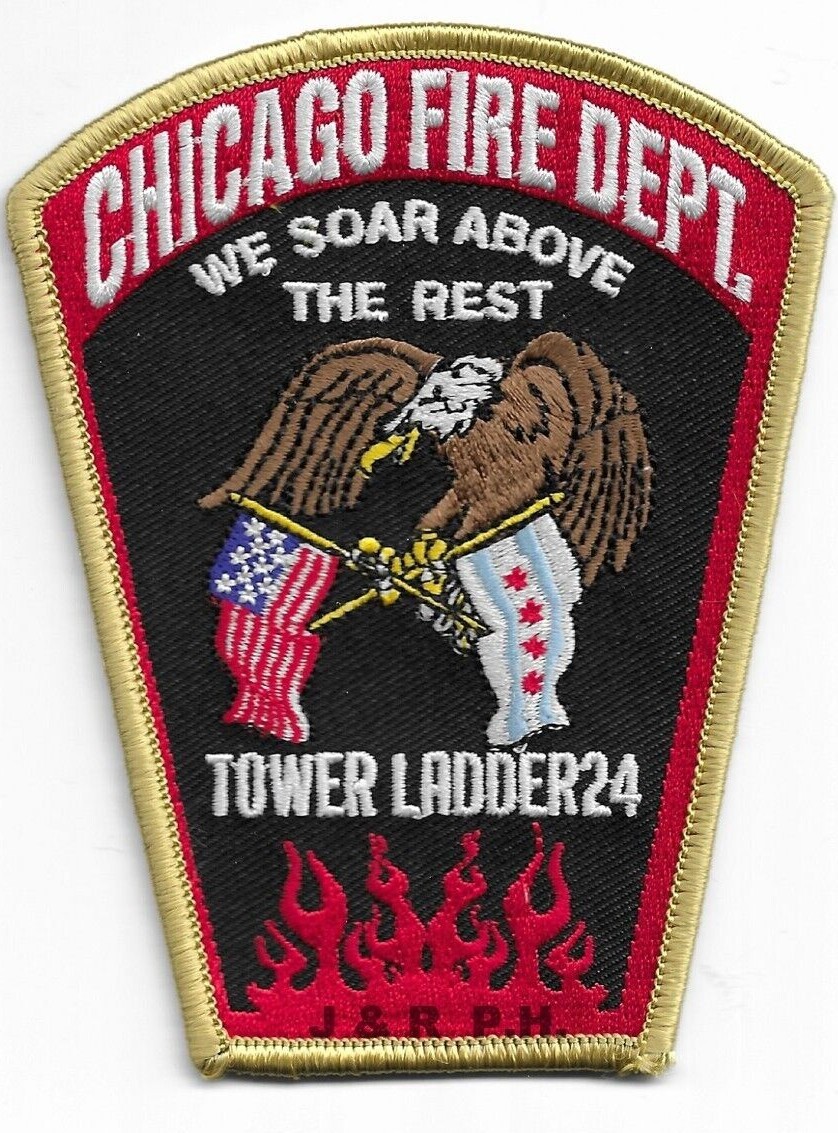 *NEW* Chicago Hook & Ladder-24 "We Soar Above Rest", IL (3.5" x 4.5 ...