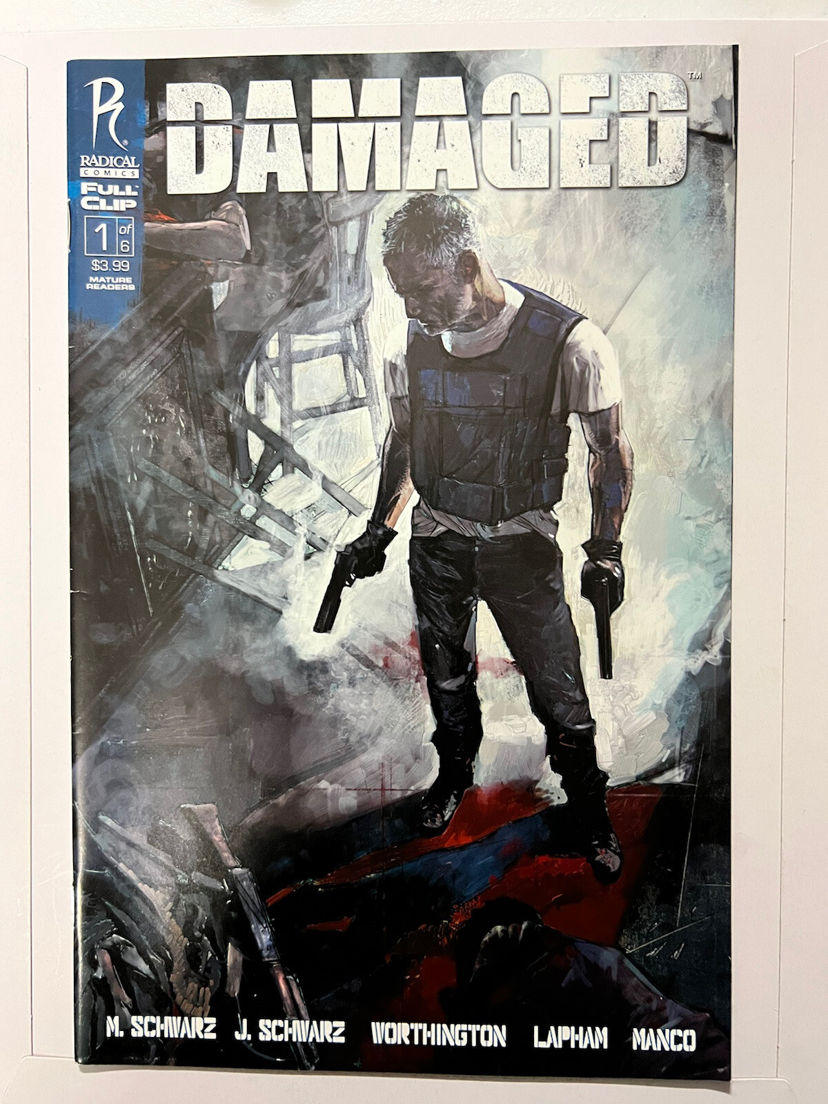 Damaged (2011 series) #1 in Near Mint condition. Radical comics ...