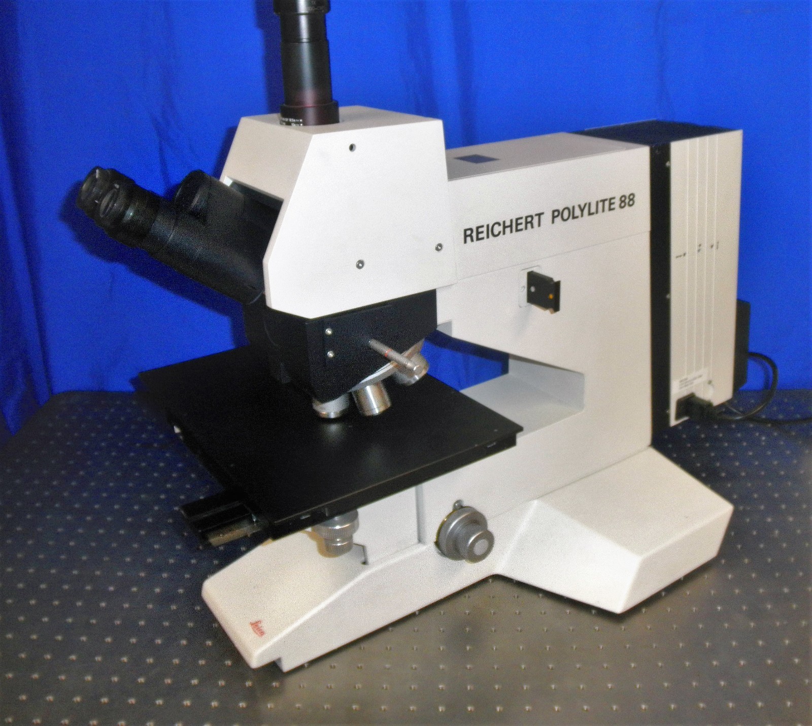 Leica Reichert Polylite 88 Nomarski DIC BF/DF 200mm wafer microscope | eBay