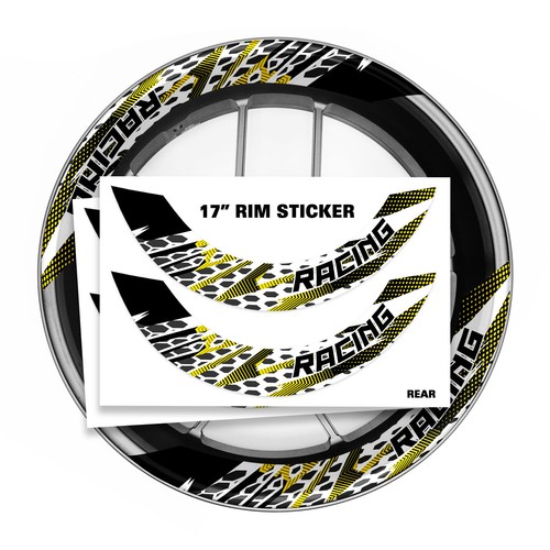 17 inch Vinyl Wheel Rim Stickers S23W For Honda CB000SF Super Four 19 ...
