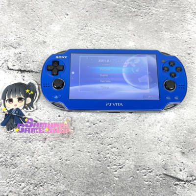 PS Vita PCH-1000 Sony PlayStation Sapphire Blue Console Only Region ...
