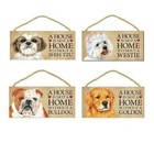 Wood Dog Hanging Sign Plaque Lovely Pet Friendship Wall Lover House ...