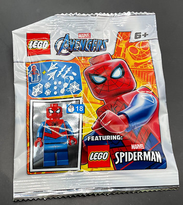 POLYBAG LEGO MARVEL SPIDERMAN FIGURINE MINIFIGURE FOIL 242001 SPIDER ...