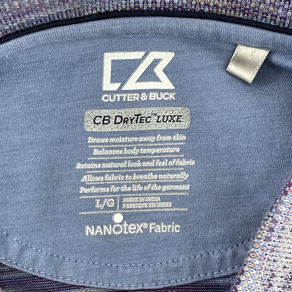 Cutter & Buck Princeville Makai Golf Club Polo Shirt Men Large Multi ...