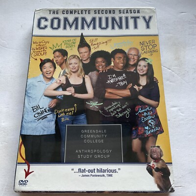 Community: DVD Complete Second Season, Brand New (Factory Sealed ...