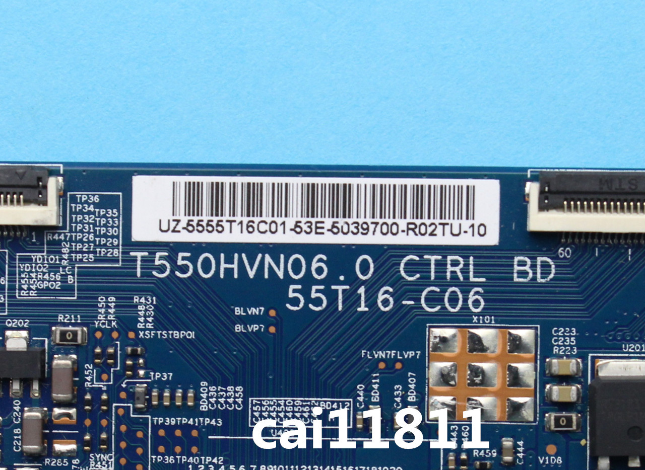 Sony KDL-55W700B KDL-55W800B T-Con Board AUO T550HVN06.0 55T16-C06 55 ...