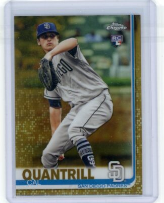 Cal Quantrill 2019 Topps Chrome Update Gold Refractor Rookie /50 | eBay