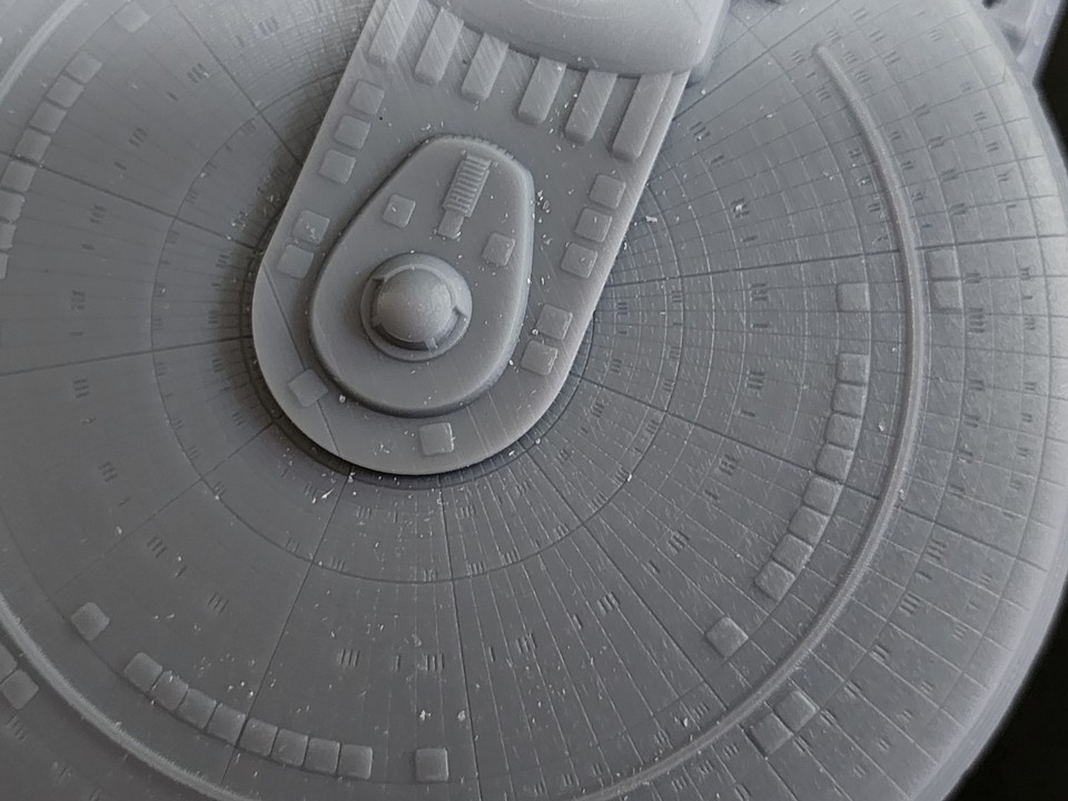 1/2500 scale Apollo Class Starship W/ Decals! Star Trek printed resin ...