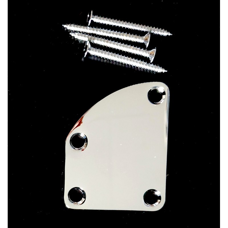 Plate neck Curved, Chrome + 4 Screw | eBay
