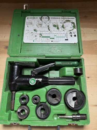 Greenlee 7906SB Hydraulic Knockout Kit 90 8-Ton Slug-Buster 1/2 to 2 ...