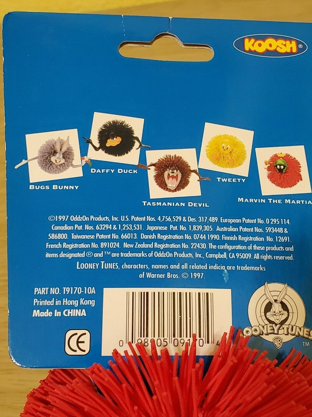 Vintage 1995 Looney Tunes Koosh Ball Daffy Duck Character 90s Toy WB ...