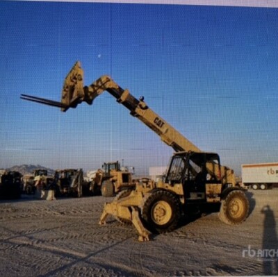 Caterpillar TH83 41' 10,000 lb Telescopic Reach Forklift Telehandler | eBay