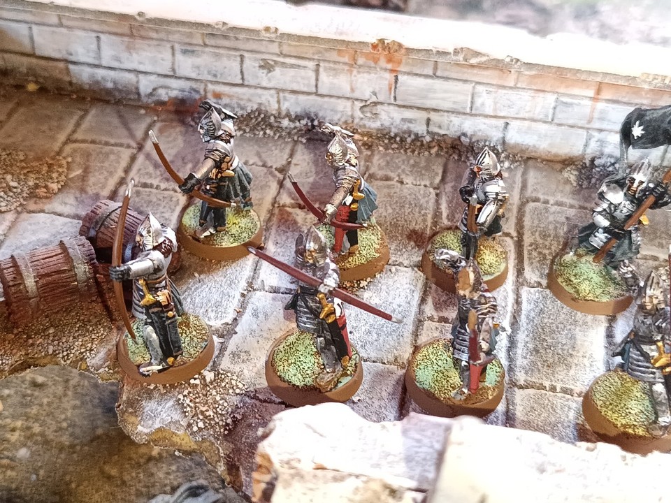 Warhammer Fantasy LOTR - Minas Tirith Warriors Archer Unit - GW / pro ...