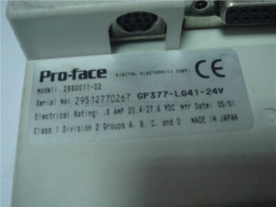New 1Pcs Proface GP377-LG41-24V Pro-Face Plc Module fs | eBay