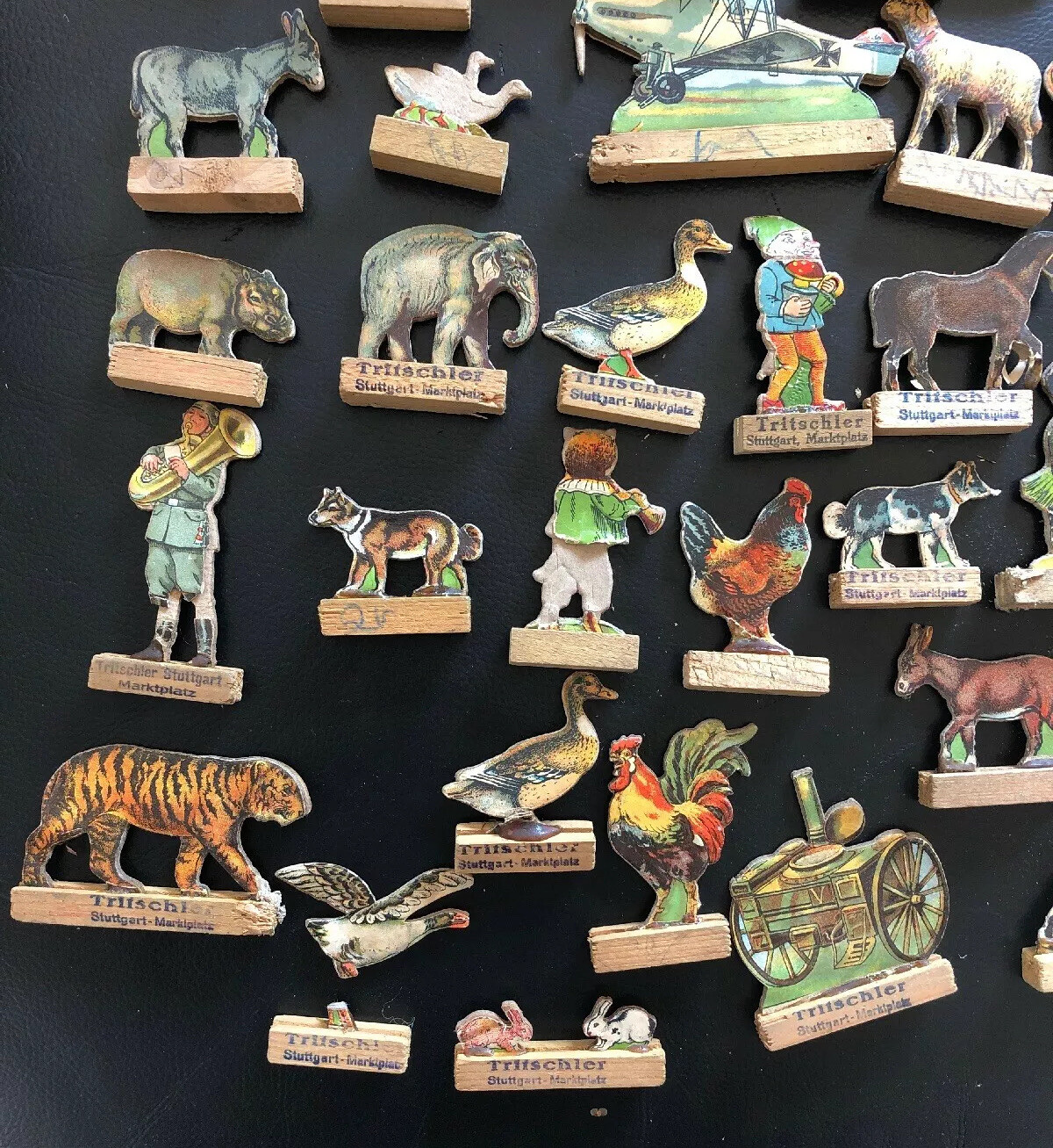 Konvolut Aufstellfiguren Pappe Tritschler Stuttgart Sammlerfiguren ...