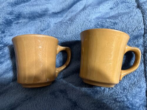 Vintage Genuine Taylor Mug USA Brown- 8 oz. Coffee Cups Lot Of 2- Blue ...