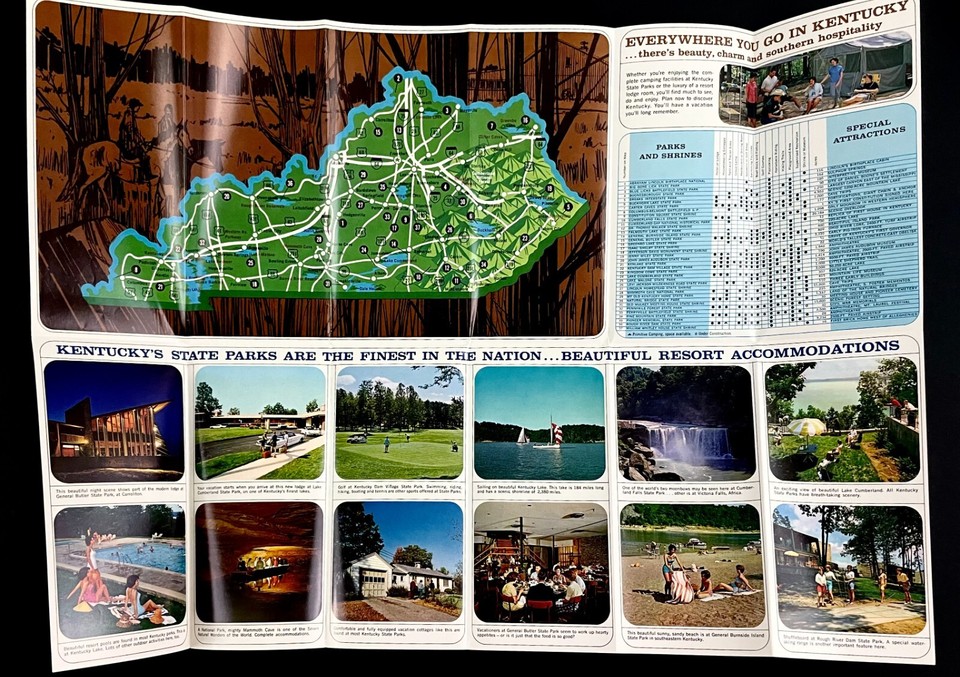 1970s Explore Kentucky Bluegrass Horse Farm Museums Vintage Travel ...