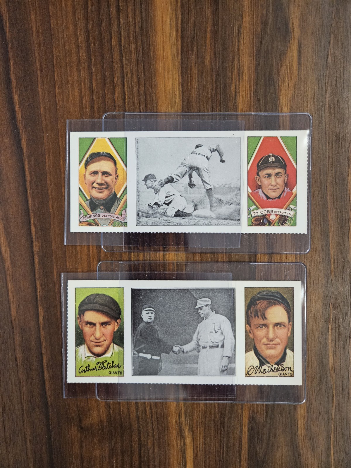 Dover Reprint Hassan Cigarette baseball cards. Ty Cobb, Matthewson ...