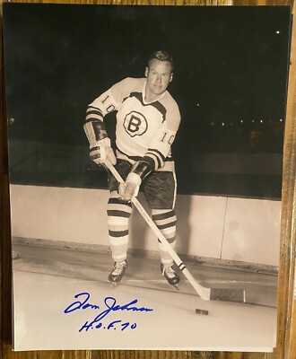 Tom Johnson Boston Bruins Autographed 8x10 Photo | eBay