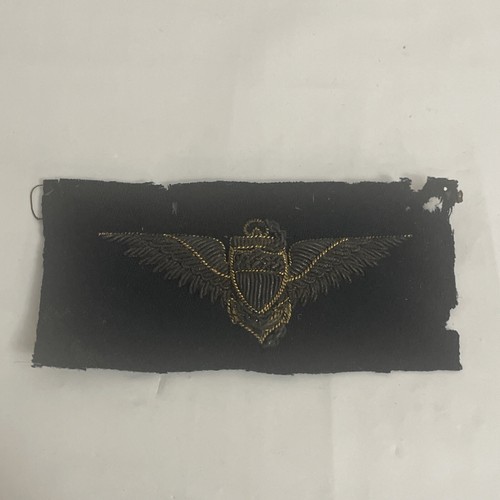 WW2 US NAVY USN BULLION PILOT WING PATCH | eBay