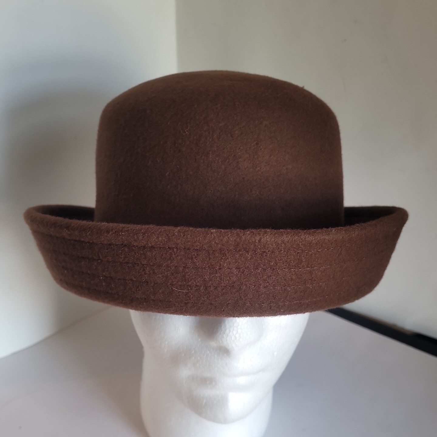 Brown Bowler Hat