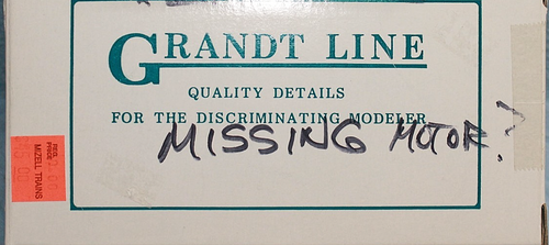 New in original box Grandt line GE 25Ton End Cab Loco #7091 Std Gauge ...