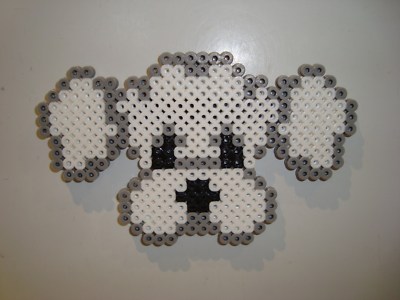 Perler Bead Poodle Dog Handmade Fridge Magnet | eBay