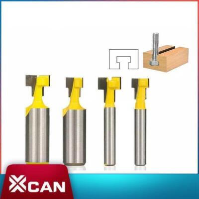 1/4 1/2 Shank T Slot Cutter Carbide Router Bit Lock Key Hole Milling ...