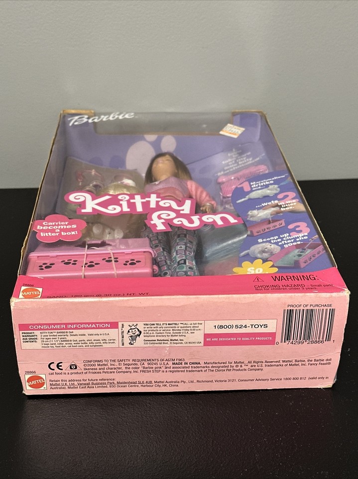 KITTY FUN BARBIE 2000 BLONDE #28612 NRFB RARE HARD TO FIND | eBay