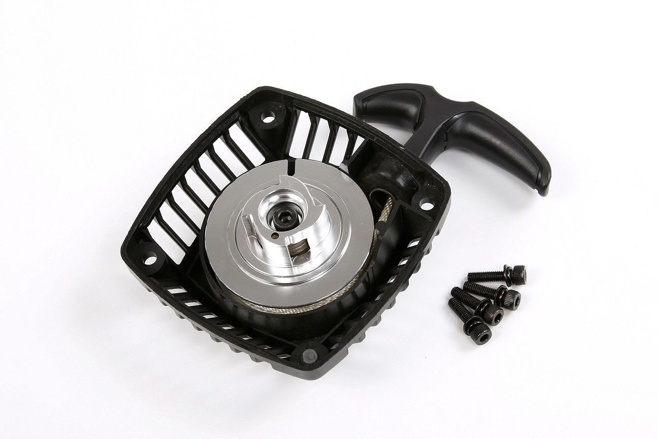 Easy Pull Starter With Silver CNC Turbine For HPI Baja 5B 5T 5SC Losi ...
