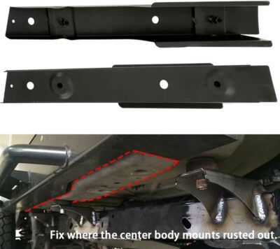 Pair Full Tub Body Mount Rust Repair Kit For 1997-2006 Jeep Wrangler TJ ...
