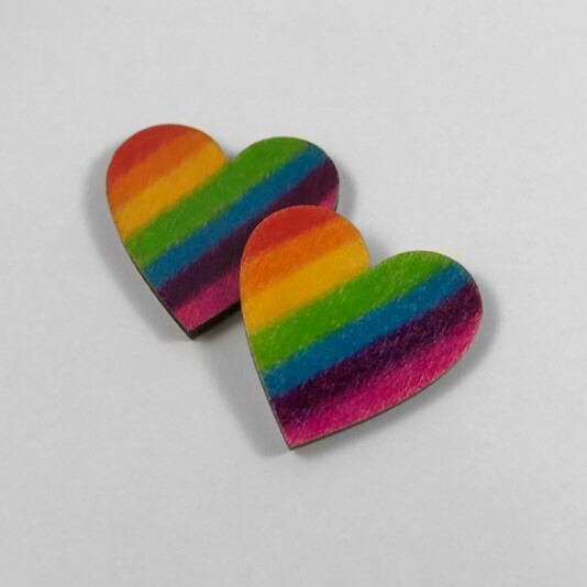 Pocket Hug Rainbow Heart (can be personalised) | eBay UK