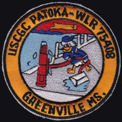 USCG Coast Guard USCGC Patoka WLR 75408 Greenville Mississippi Patch N ...