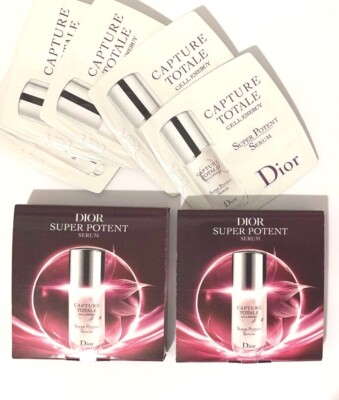 DIOR CAPTURE TOTALE CELL ENERGY SUPER POTENT SERUM SAMPLES X 14ml ...