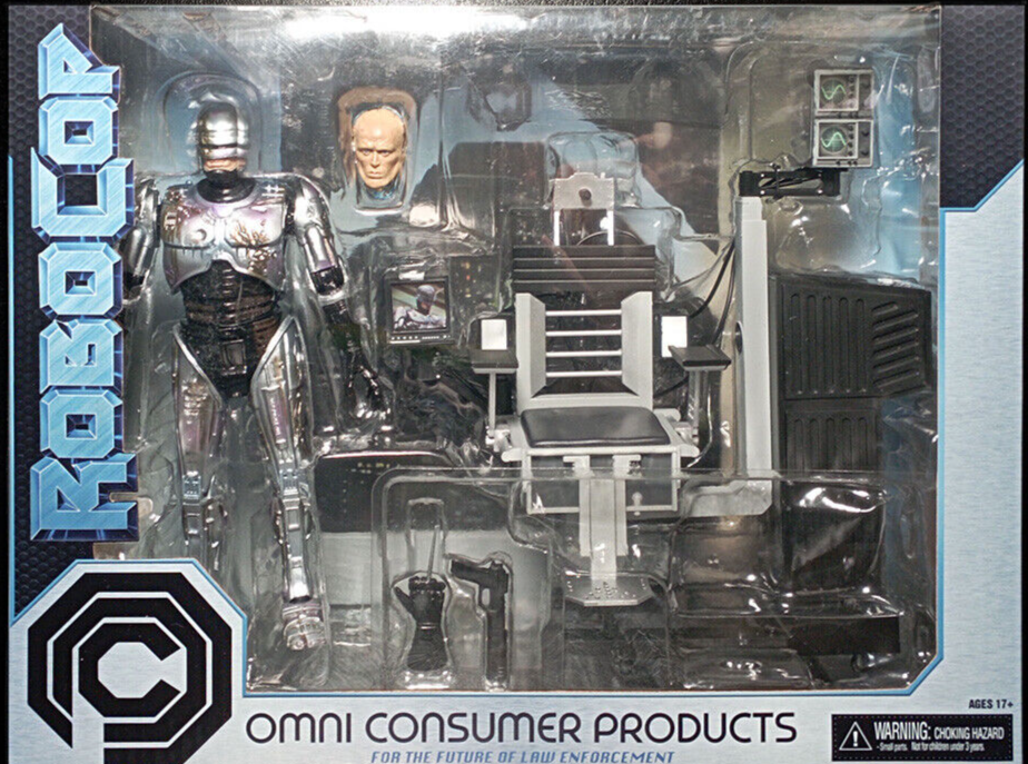 Battle Damaged ROBOCOP with Chair Alex Murphy Action Figure Deluxe Box ...