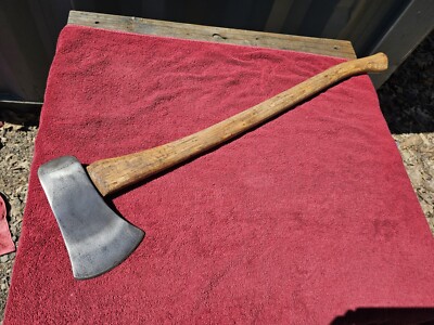 Vintage STANLEY "M" 3-1/2 lb Single Bit Axe. 33-1/4" Handle | eBay