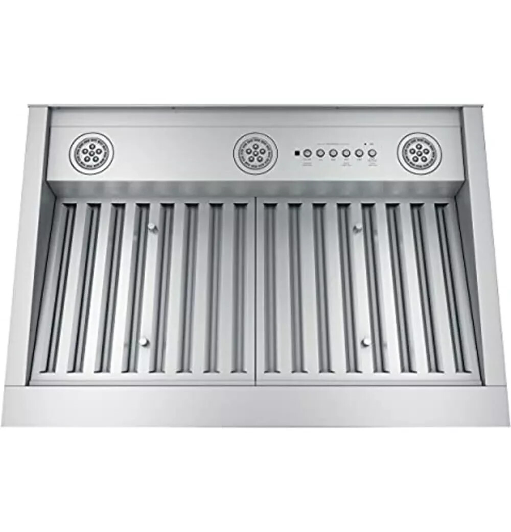 GE Profile 288 - 610 CFM 30" Wide Insert Range Hood UVC9300SLSS ...