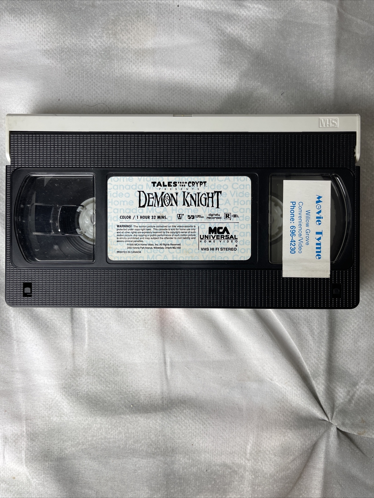 Tales from the Crypt Demon Knight VHS MCA Universal Canada Rental 1995 ...
