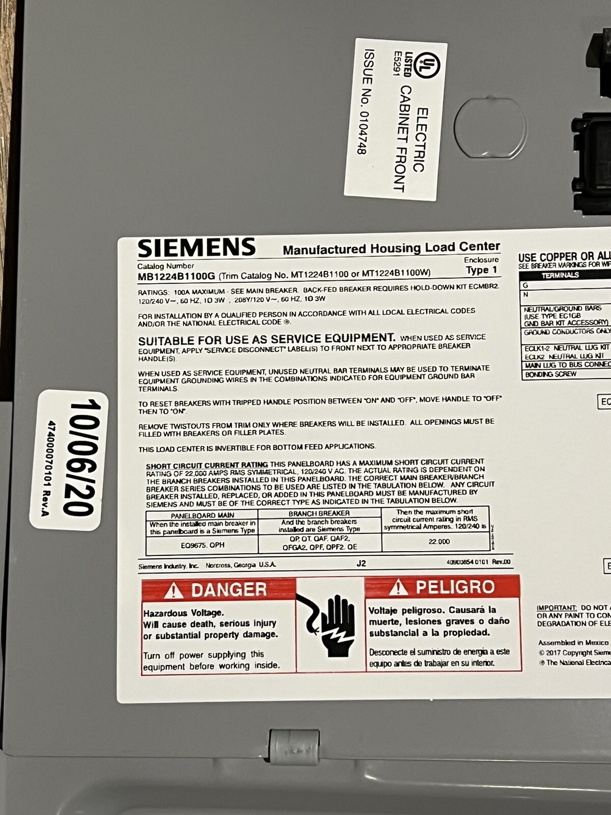 Siemens Panel Cover Trim Assembly Grey 17.5" X 19.5" Lot of 6 ...