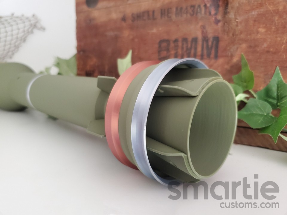 FAKE M28A2 3.5" HEAT Super Bazooka Rocket Round - Plastic Replica | eBay