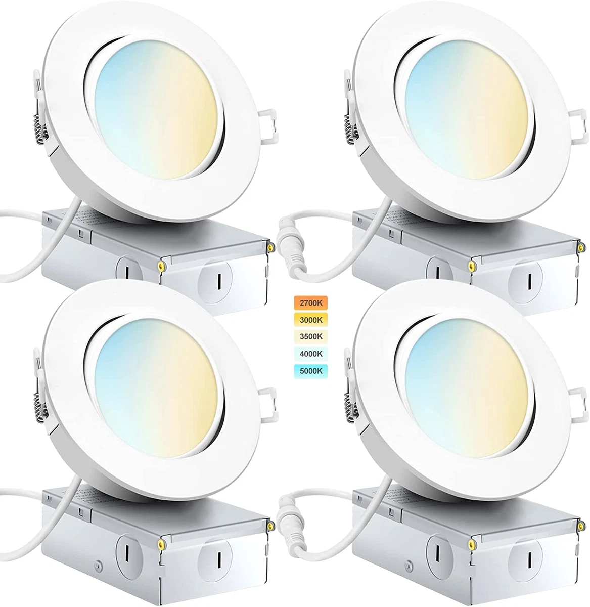 4 Led Recessed Eyeball Lights | Shelly Lighting