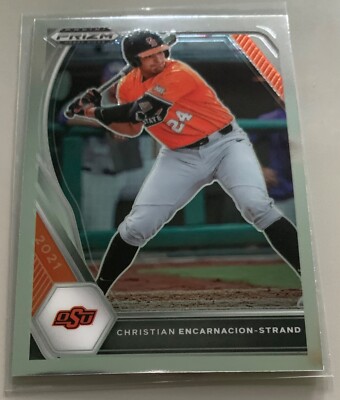 2021 Panini Prizm Draft Picks #PDP128 Christian Encarnacion-Strand-Reds ...