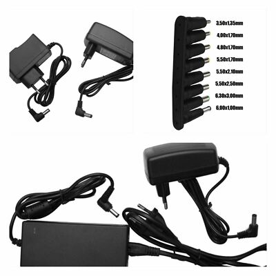 3V 5V 6V 9V 12V 15V 24V Netzteil mit 5,5mm WINKELSTECKER Stecker ...
