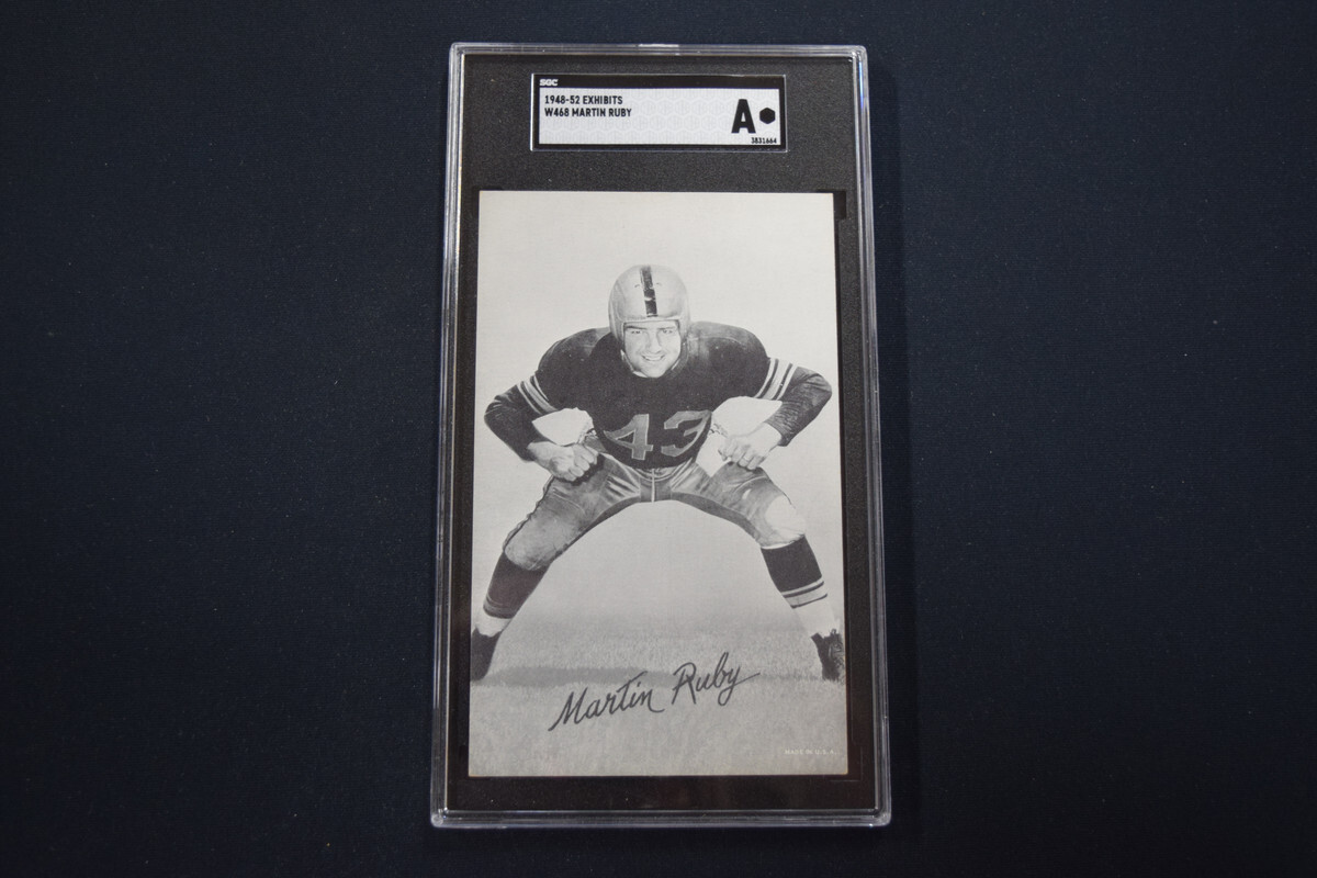 Martin Ruby 1948-52 Exhibits W468 SGC A Authentic | eBay