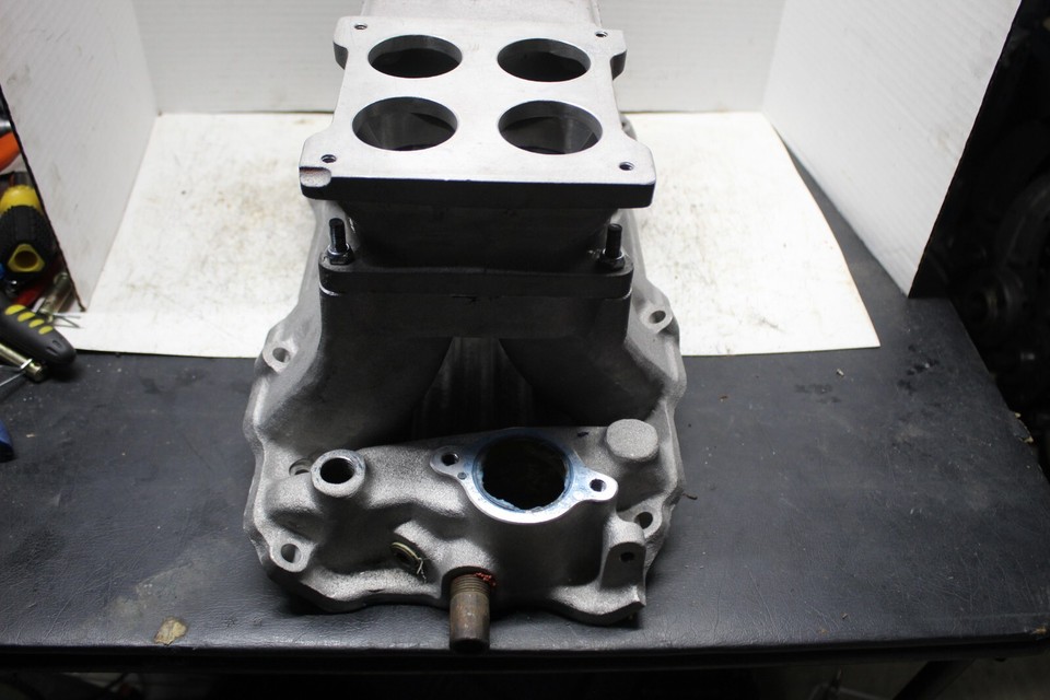 Weiand BBC tunnel ram Drag racing Gasser hot rod vintage performance ...