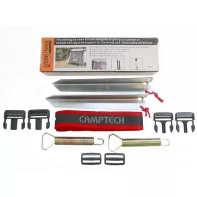 Camptech | Techline SL500 | Storm Straps Tie Down Kit for Caravan Awning Secure | eBay UK