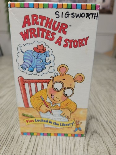 Arthur Writes a Story Plus Locked In The Library (VHS, 1997) *BUY 2 GET ...