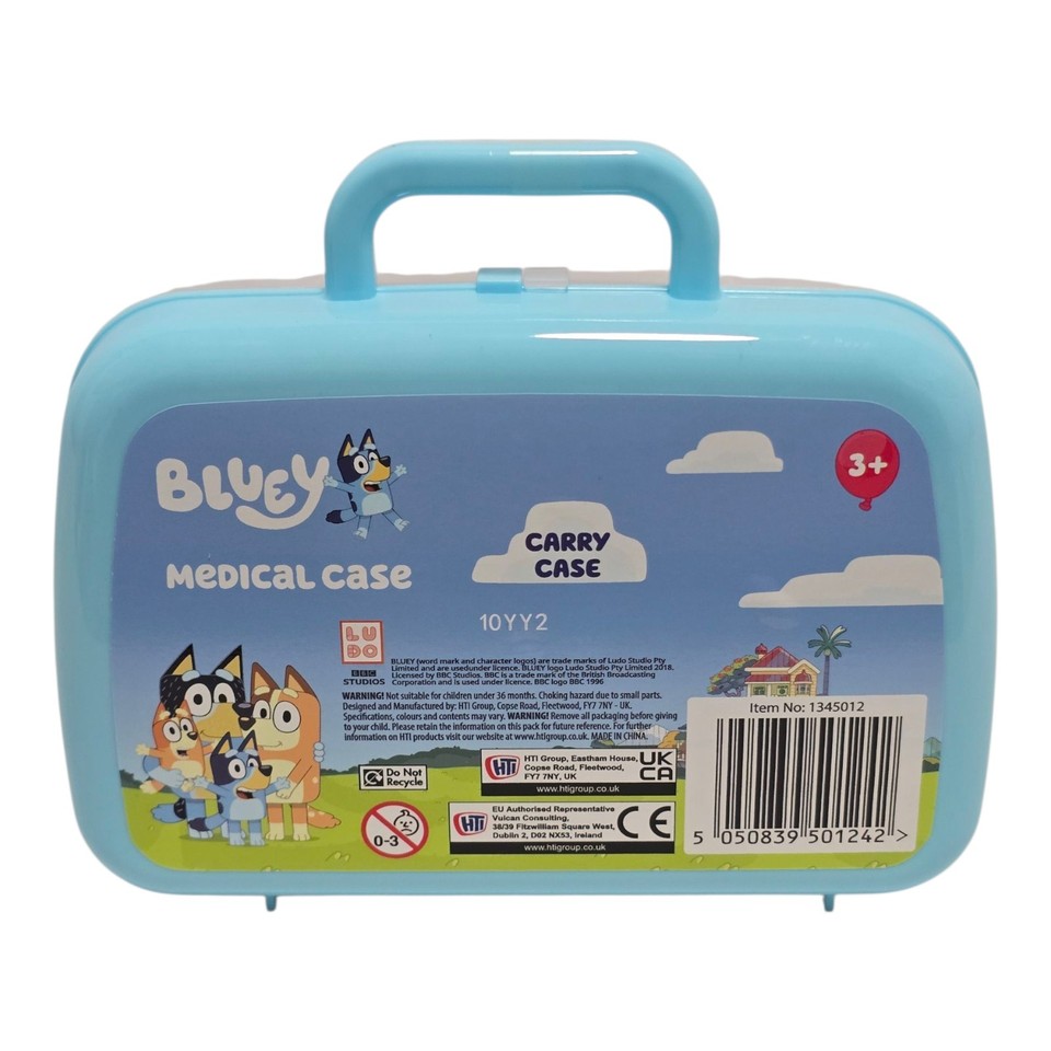 Bluey Doctor Medical Playset Carry Case | Kids Role Play Toy Set New ...