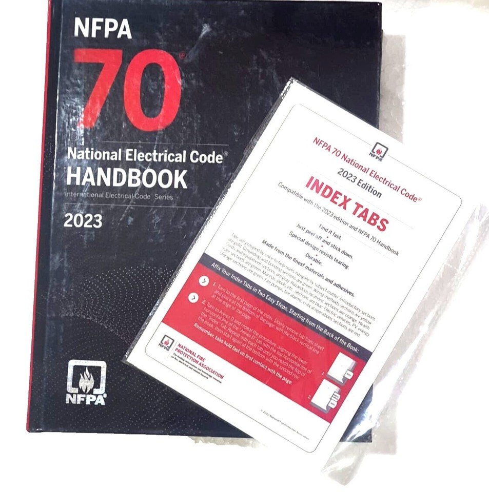 NFPA Handbook 2023 Book National Electrical Code with INDEX TABS | eBay