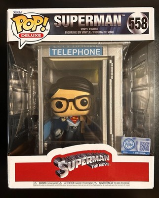 Funko POP Deluxe Superman Movie Phone Booth Reeve EXCLUSIVE IN STOCK | eBay